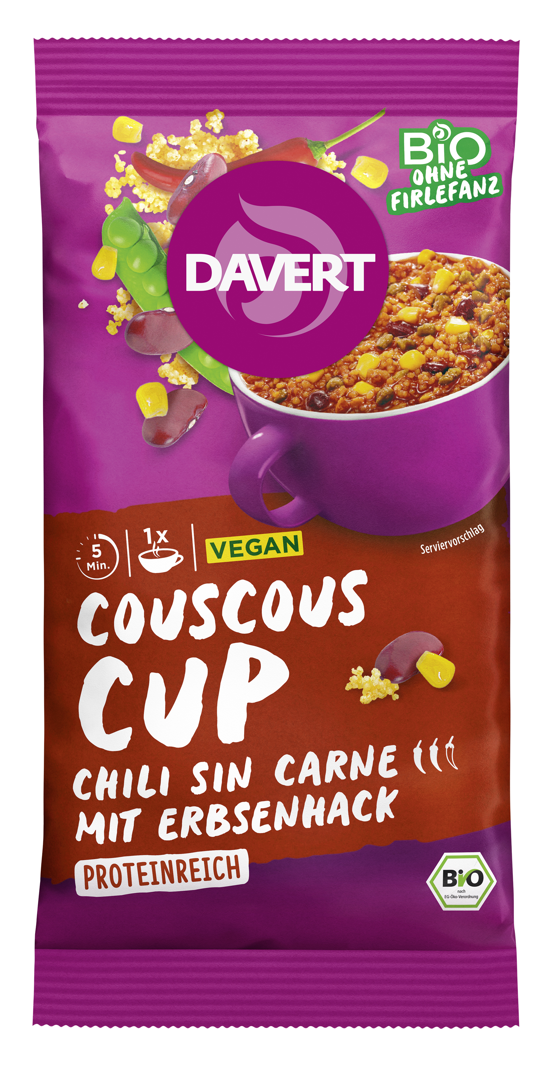 Couscous-Cup Chili sin Carne 58g | CUPS | SCHNELLE KÜCHE | ONLINE-SHOP ...