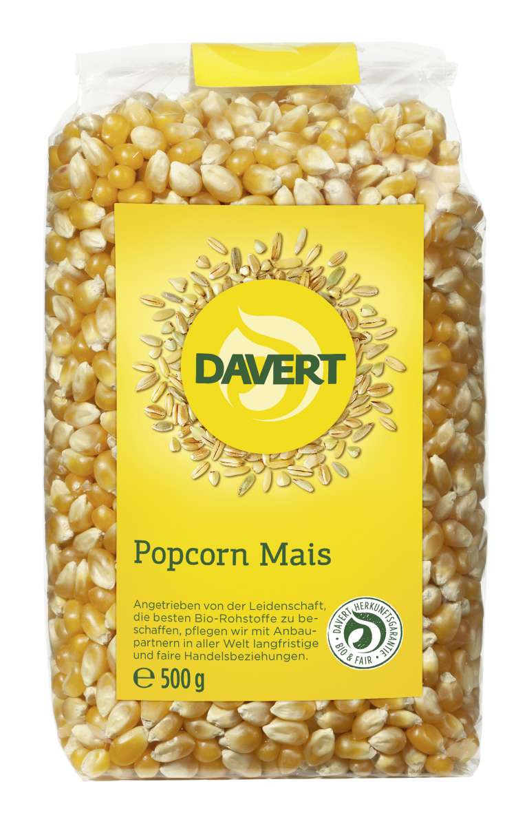 Popcorn Mais 500g | Davert Online-Shop | Bio Naturkost
