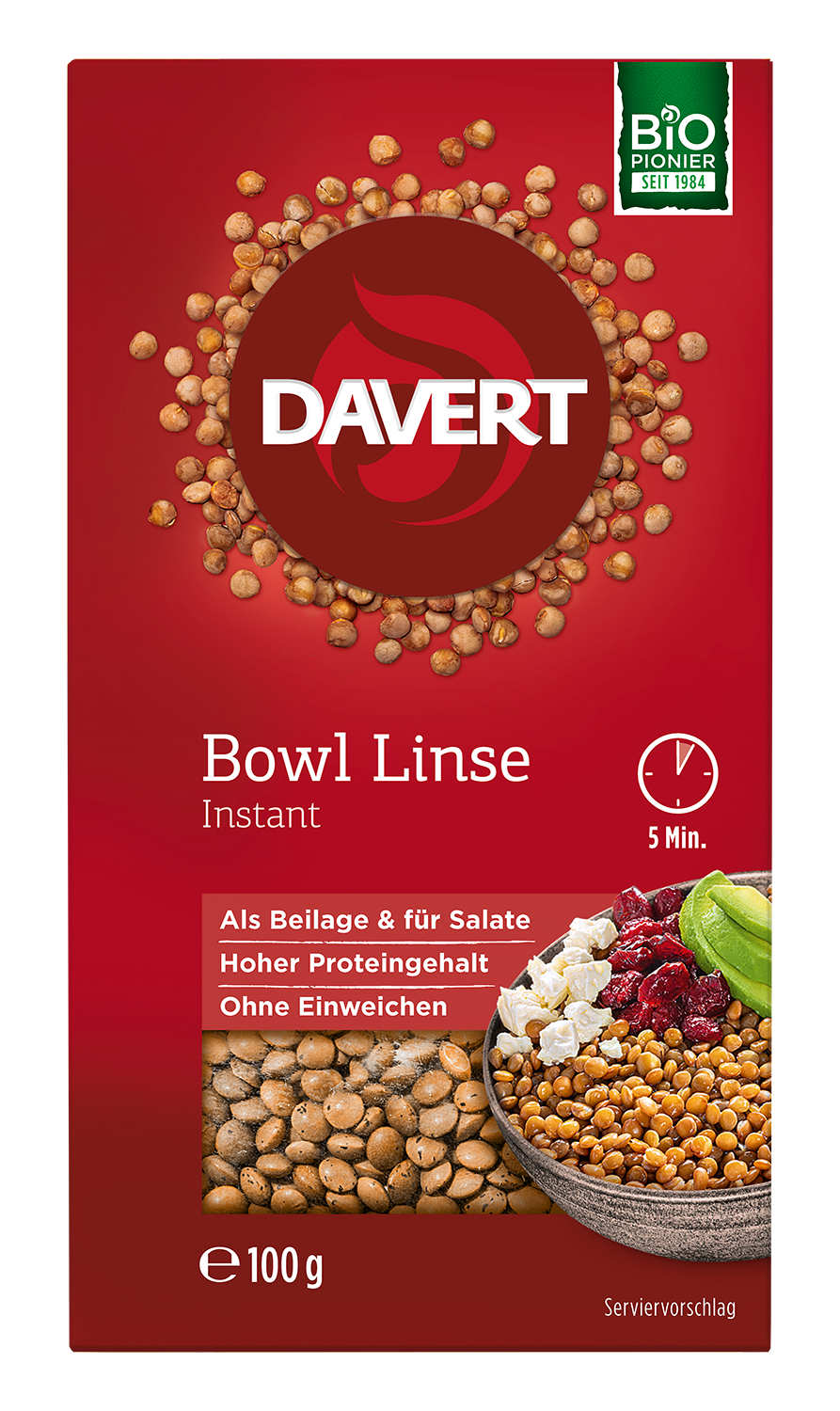 Bowl Linse Instant 100g | Linsen | Hülsenfrüchte | Produkte im Shop ...