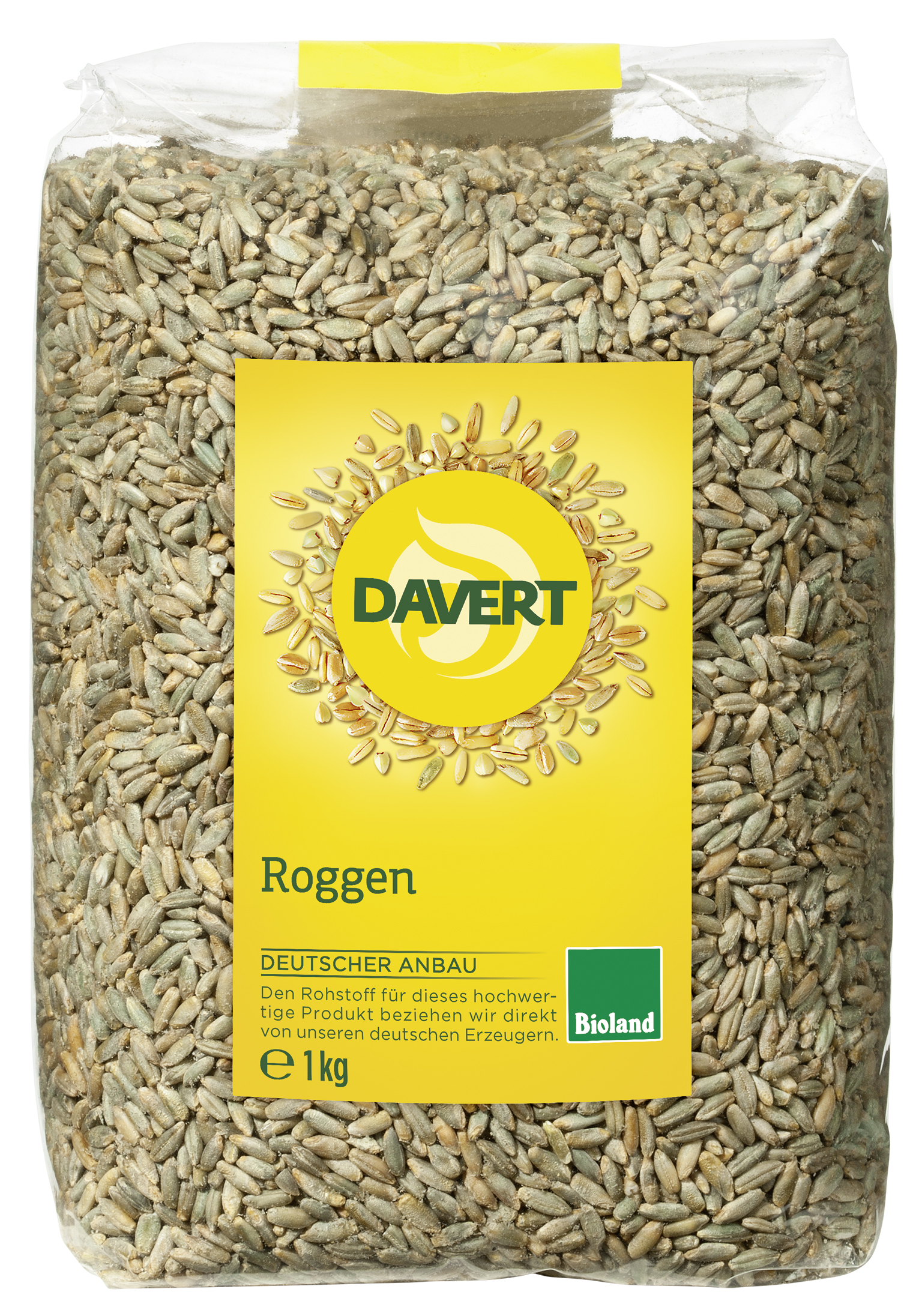 Roggen Bioland 1kg | Davert Online-Shop | Bio Naturkost