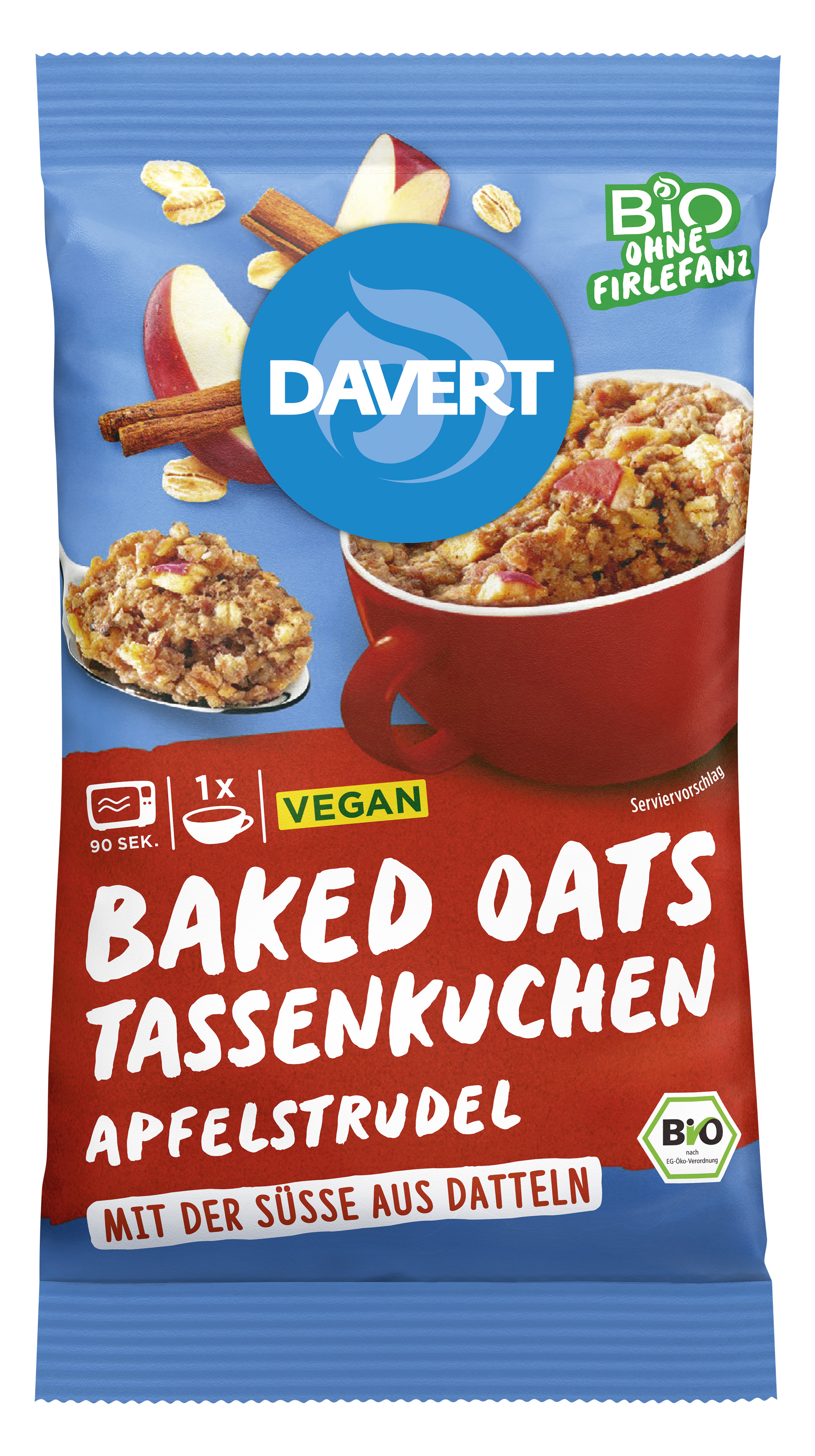 Baked Oats Tassenkuchen Apfelstrudel 65g | BESTSELLER | ONLINE-SHOP ...